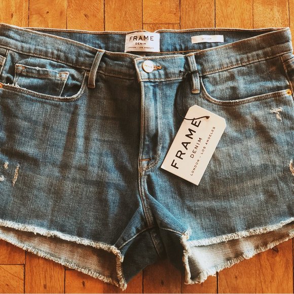 Frame Denim | Shorts | Nwt Frame Denim Le Cut Off In Rscv | Poshmark